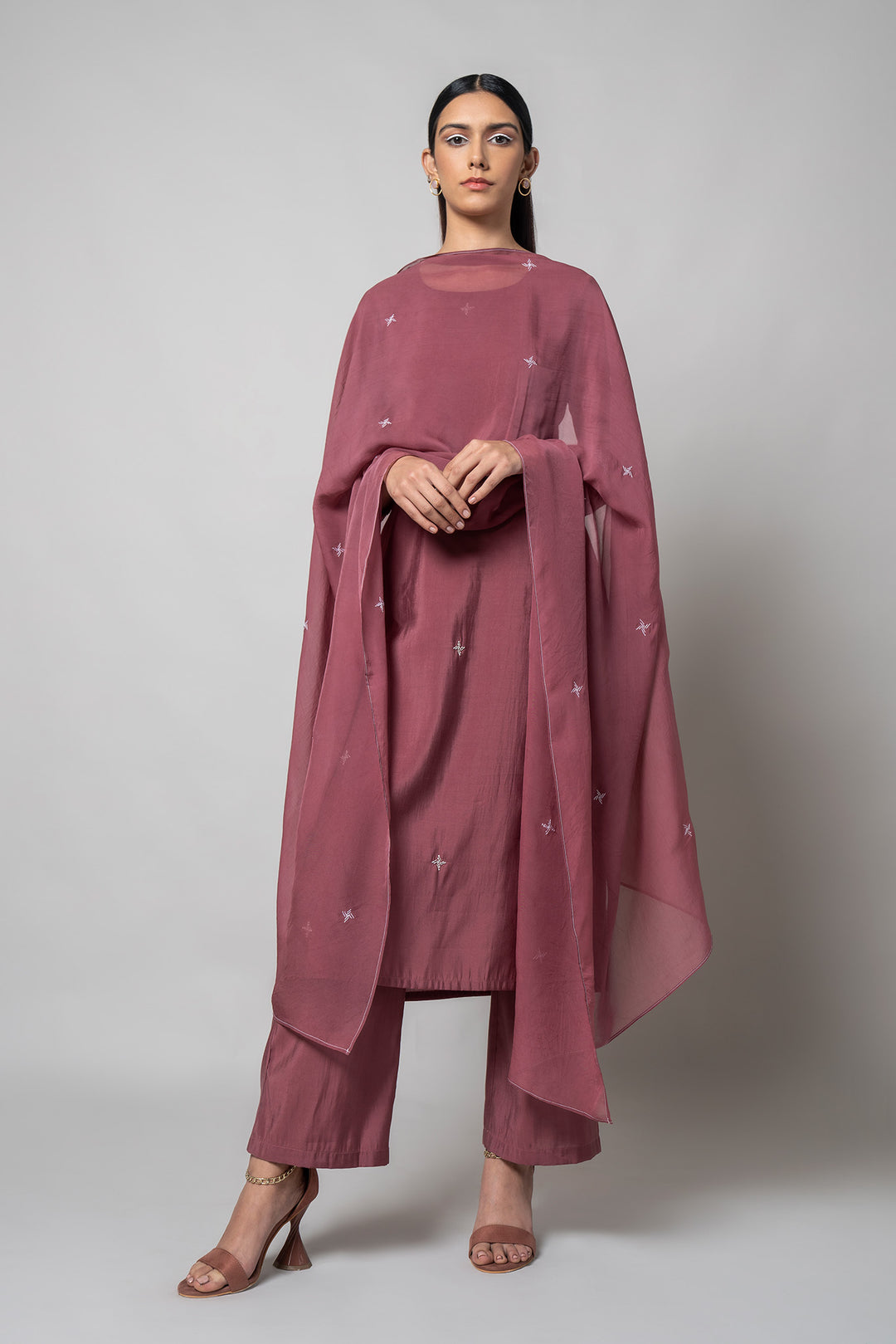 Turkish Rose Kurta Set – House of Ayuda